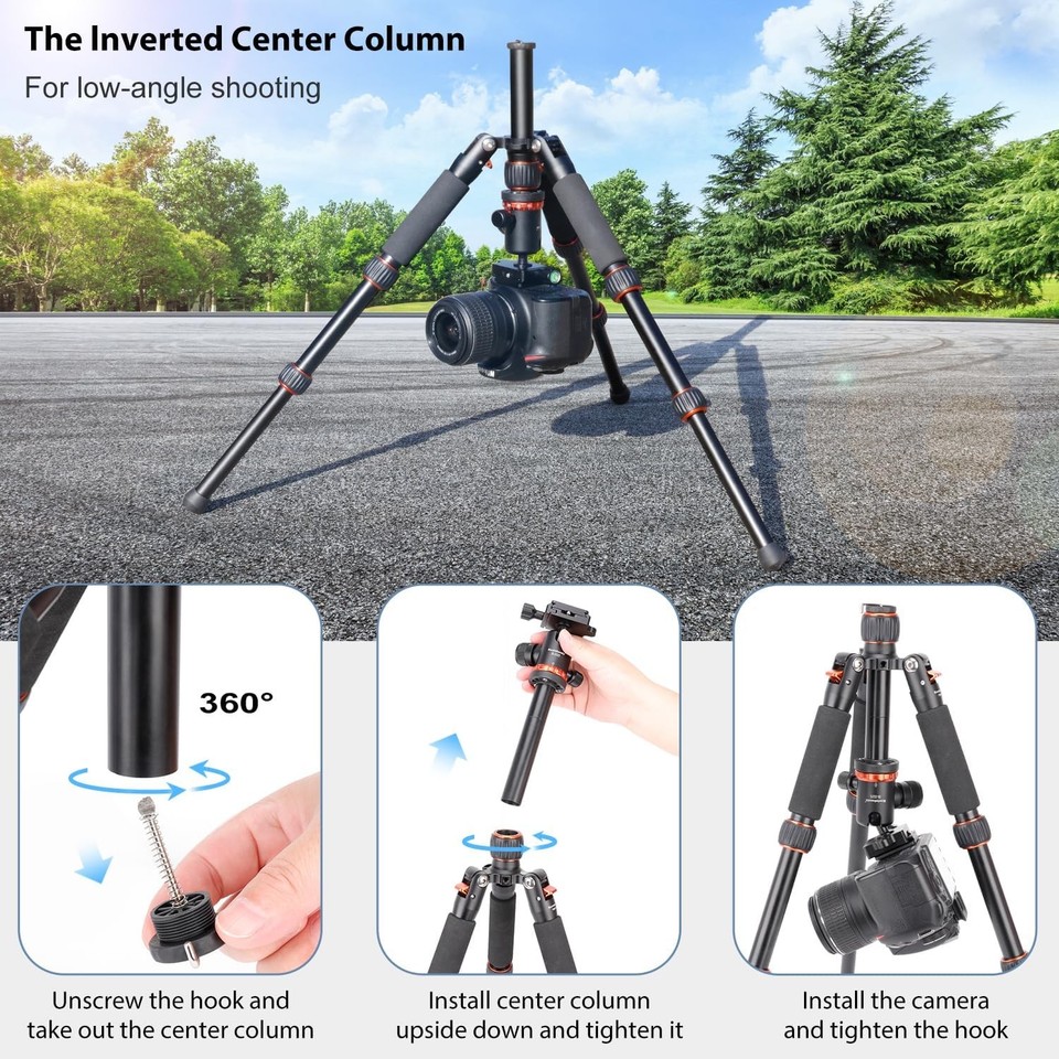 Koolehaoda Mini Desktop Tripod Portable Camera Tripod Adjustable Desk ...