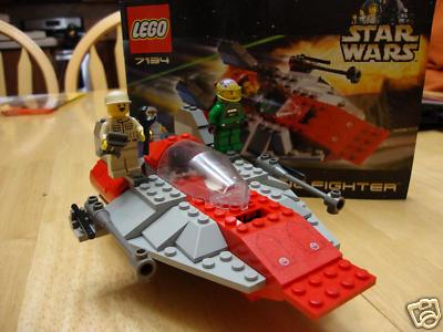 LEGO STAR WARS 7134 A-WING FIGHTER 100% COMPLETE | eBay