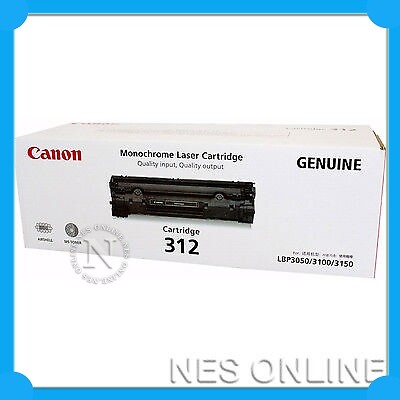 Canon Genuine CART312 Black Toner Cartridge for LBP3050/LBP3100/LBP3150 ...