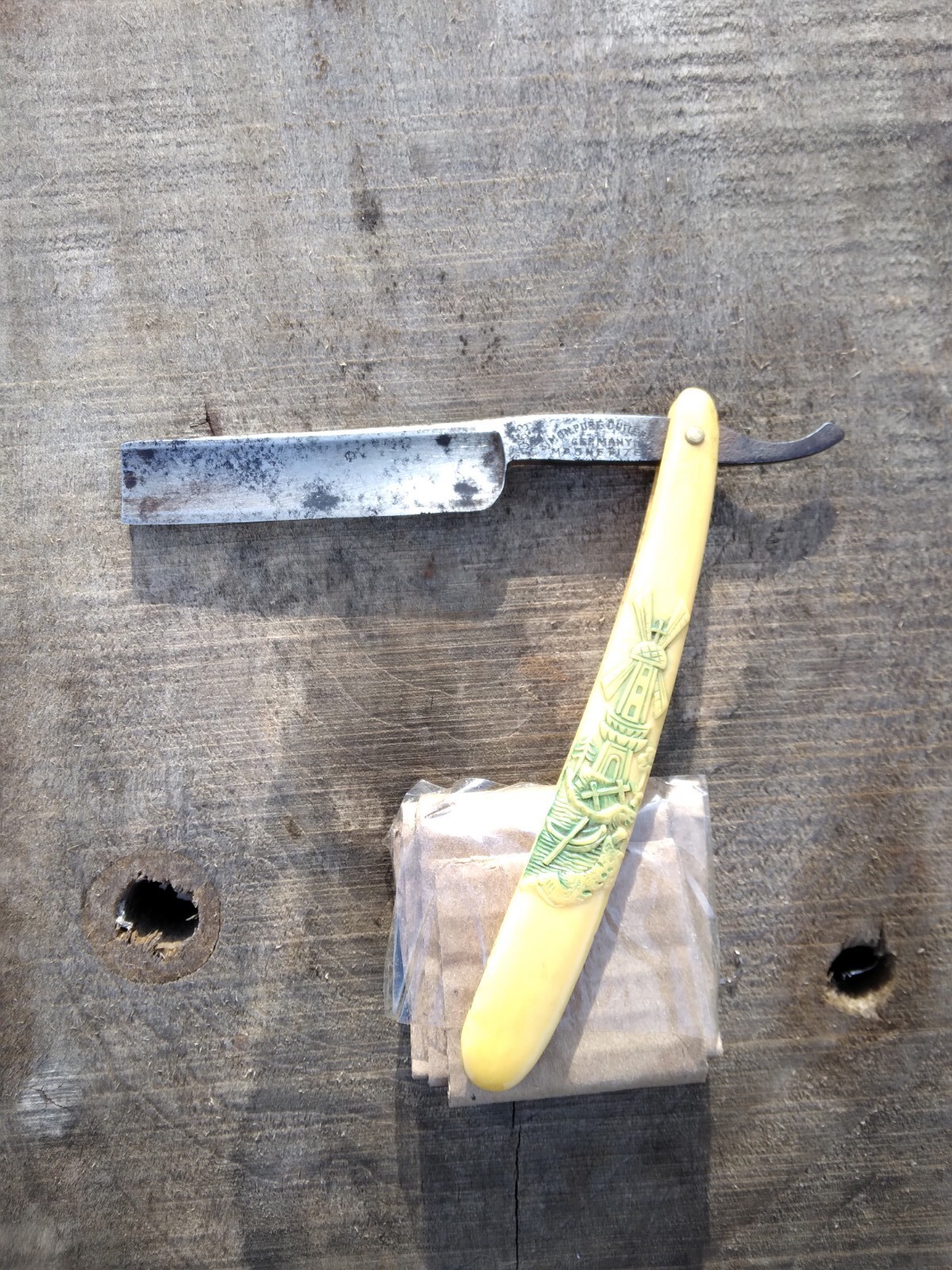 Antique Simon Pure Cutlery 3/4 inch Straight Razor Germany | eBay