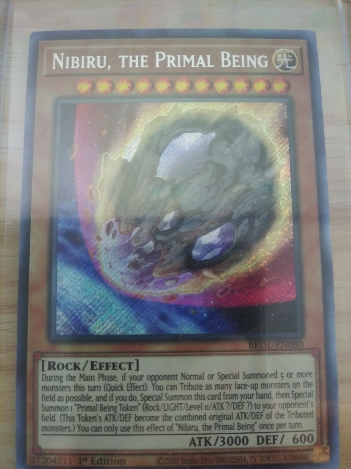 Yu-Gi-Oh / Nibiru, the Primal Being / NM / Secret Rare | eBay