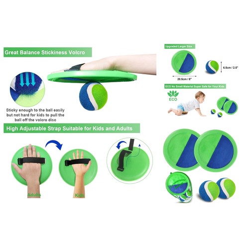 Upgraded Ball Catch Set with Durable Paddles - Perfect for Outdoor ...