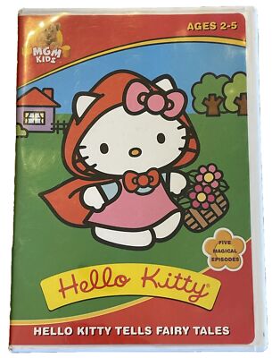 Hello Kitty Tells Fairy Tales DVD Kittie Mother Goose Pinocchio ...