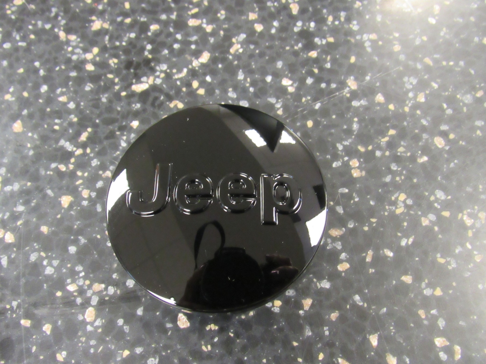 JEEP WRANGLER GRAND CHEROKEE PATRIOT COMPASS Black JEEP Center Cap NEW ...