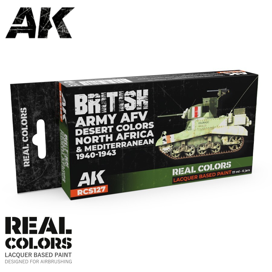 AK Interactive: British Army AFV Desert Camouflage 1940-1943 - RCS127 ...