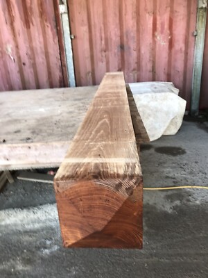 timber fence posts 8x8 (200x200) 9ft Long | eBay UK