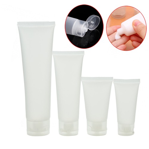 Plastic Portable Cosmetic Cream Container Squeeze Tubes Lotion Travel ...