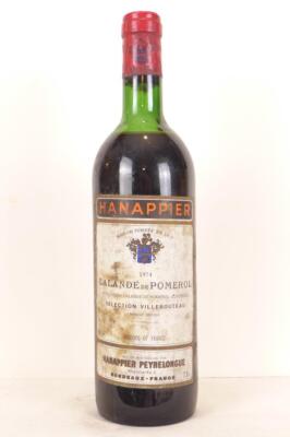 lalande de pomerol hanappier rouge 1974 - bordeaux | eBay