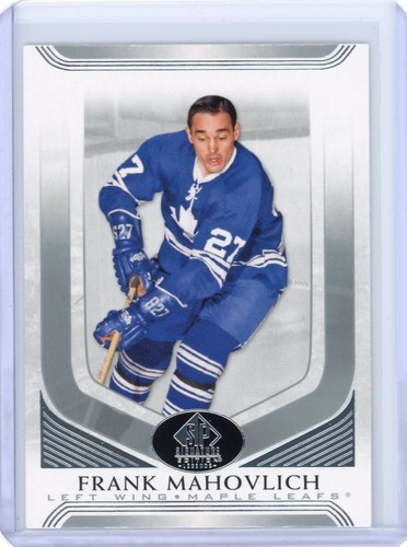 2020-21 UD SP Signature Legend Frank Mahovlich SP Short Print Toronto ...