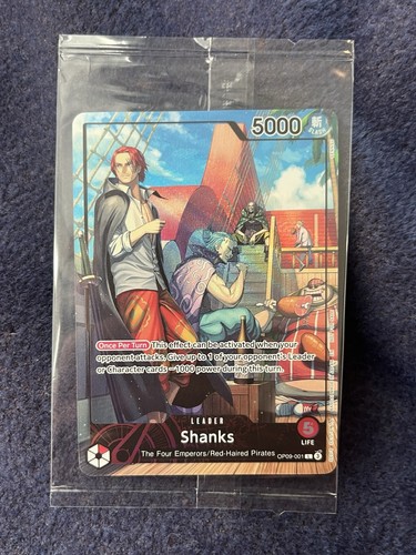 One Piece Shanks Leader Promo Card PSA Magazine Exclusive OP09-001 Sealed | eBay