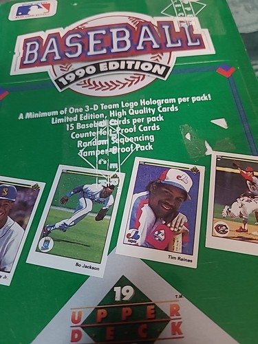 1990 Upper Deck Baseball Unopened Card Box New FACTORY SEALED | eBay