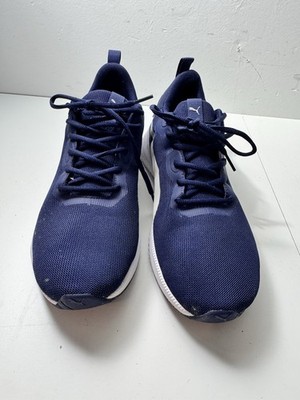 Mens Puma sneakers Navy Blue Dark White Soft foam insoles size 11 | eBay