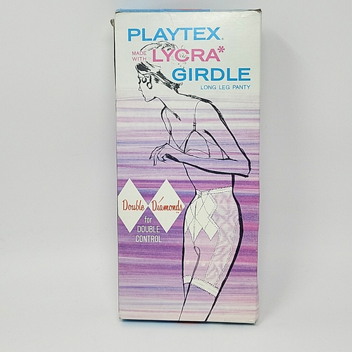 Vintage Playtex Medium Double Diamonds Panty Leg Girdle NOS Lycra | eBay