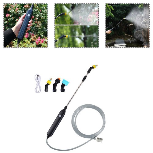 Rechargeable Garden Sprayer With Telescopic Pole And Multiple Spray ...