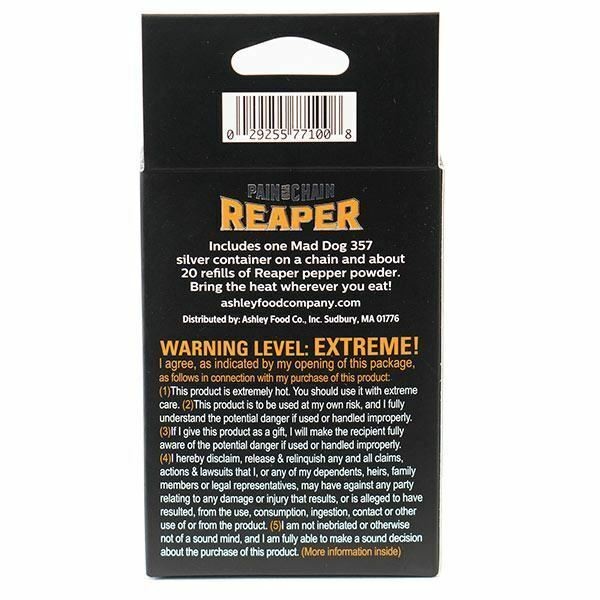 Mad Dog 357 Pain On A Chain Reaper, The World's Hottest Pepper | eBay