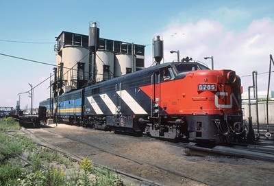 CN 6785 MLW FPA4 at Spadina Yard, Toronto, ON 1979 8.5 x 11 Photo | eBay