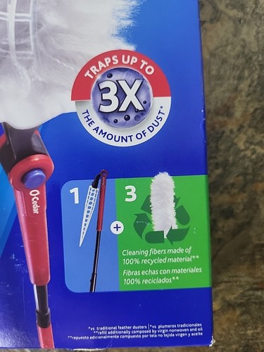 O-Cedar Flex and Catch Heavy Duty Dusting Kit with Stay-On Duster Hook ...