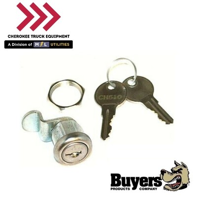 Buyers Products 88CH510, Replacement Lock Cylinder w/ 2 Keys for L8816 ...