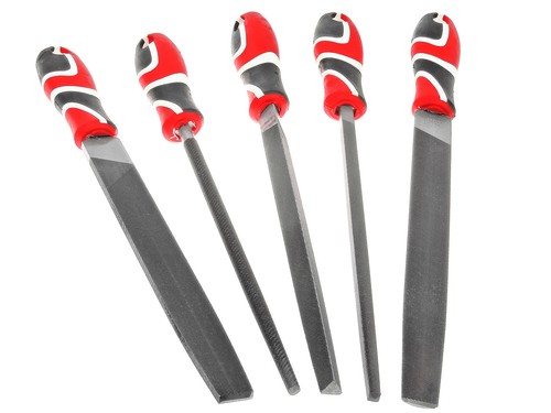 Werkstatt Metallfeile Set Hieb 2 Flach Dreikant Vierkant Halb Rund ...