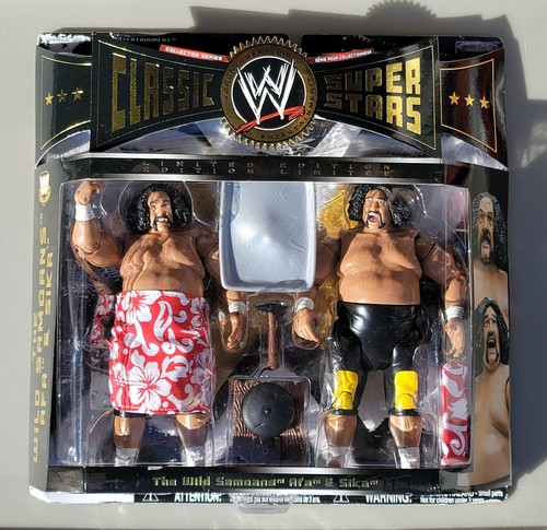 wwe wwf ljn classic superstars the wild samoans afa & sika wrestling ...