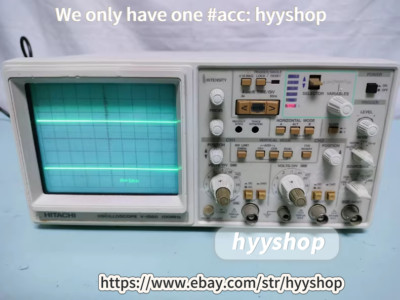 Hitachi V-1560 oscilloscope sends two probes /hyy/ | eBay