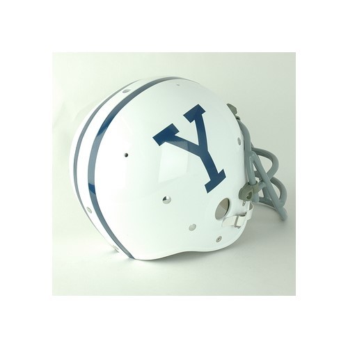YALE BULLDOGS 1966-1979 Vintage Riddell TK Suspension Football Helmet ...