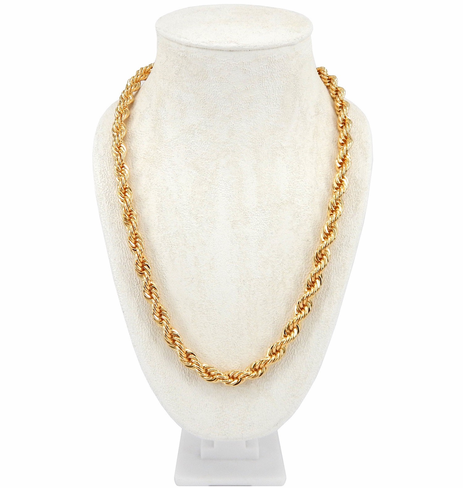 Men's Rope Chain 8mm Hip Hop RUN DMC Necklace 20" 22" 24" 26" 30" inch ...