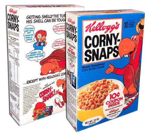 Kellogg's CORNY SNAPS Cereal BOX (BOX ONLY!) | eBay
