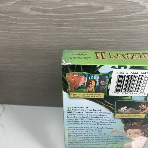 Tarzan II VHS 2005 - Rare Disney Movie Club Exclusive - New Sealed ...