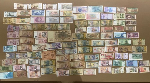 Collection Old Foreign World Banknotes Job Lot Over 100 | eBay UK