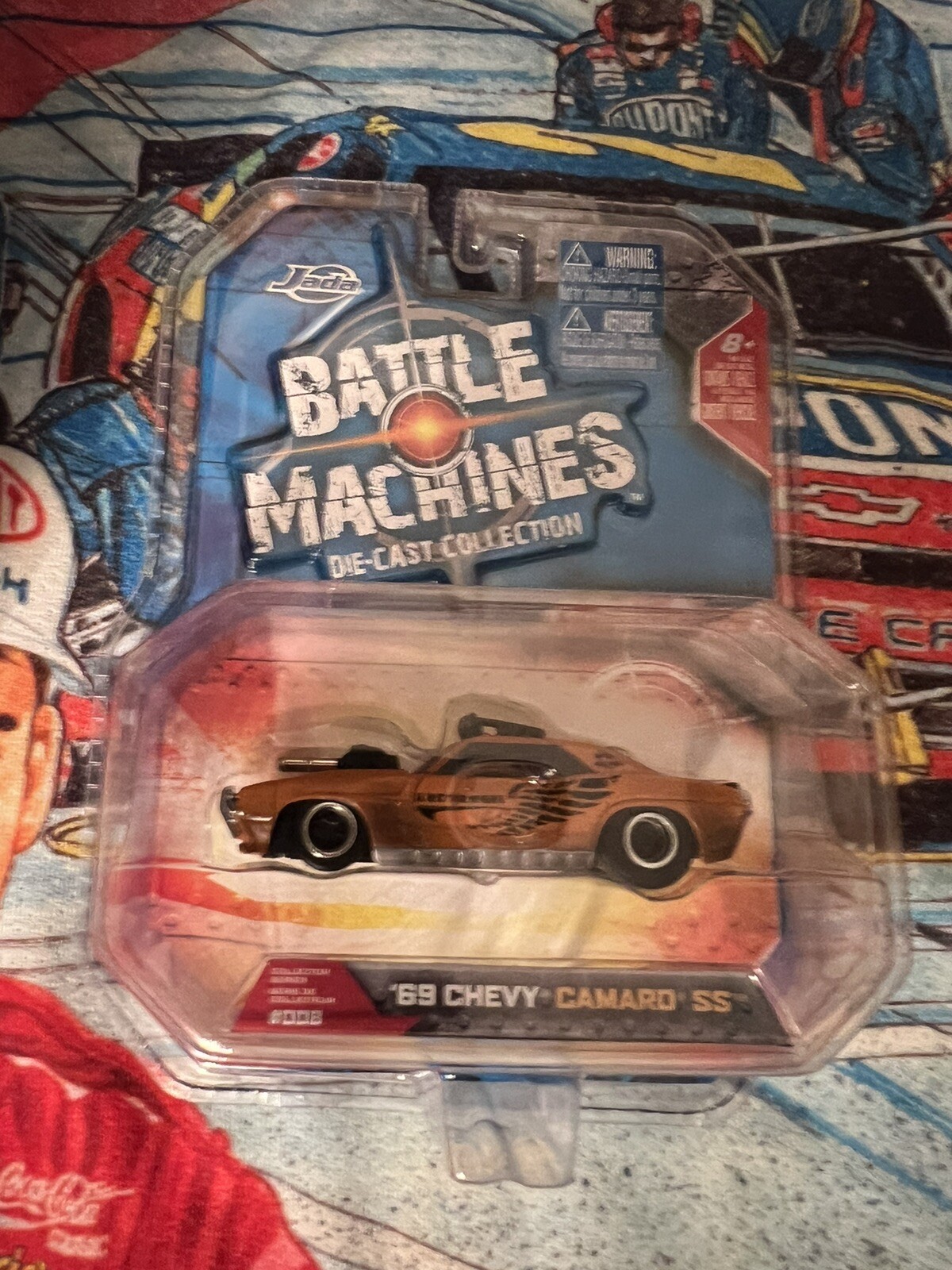Jada Battle Machines '69 Chevy Camaro Ss #8 Orange Series 1 ...
