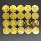 10pc Heads I get Tail Tails I get Head Challenge Coins Lucky Gifts Gold ...