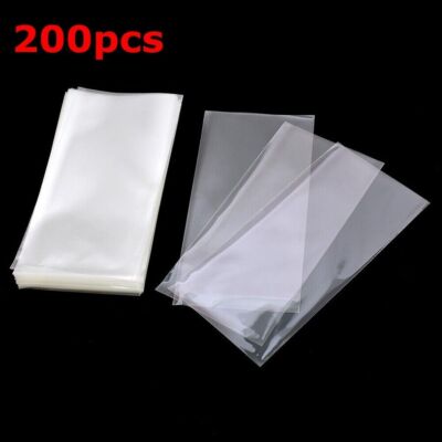 200 PCS Currency Sleeves Paper Money Bill Holder Banknote Storage ...