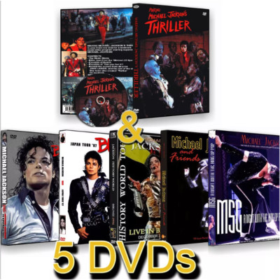 MICHAEL JACKSON THE MAKING OF THRILLER + OTHER 5 DVDS MORE THAN 10 HOUR ...