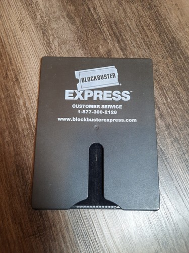 BLOCKBUSTER EXPRESS Plastic Sleeve! DVD rental kiosk case Blockbuster ...