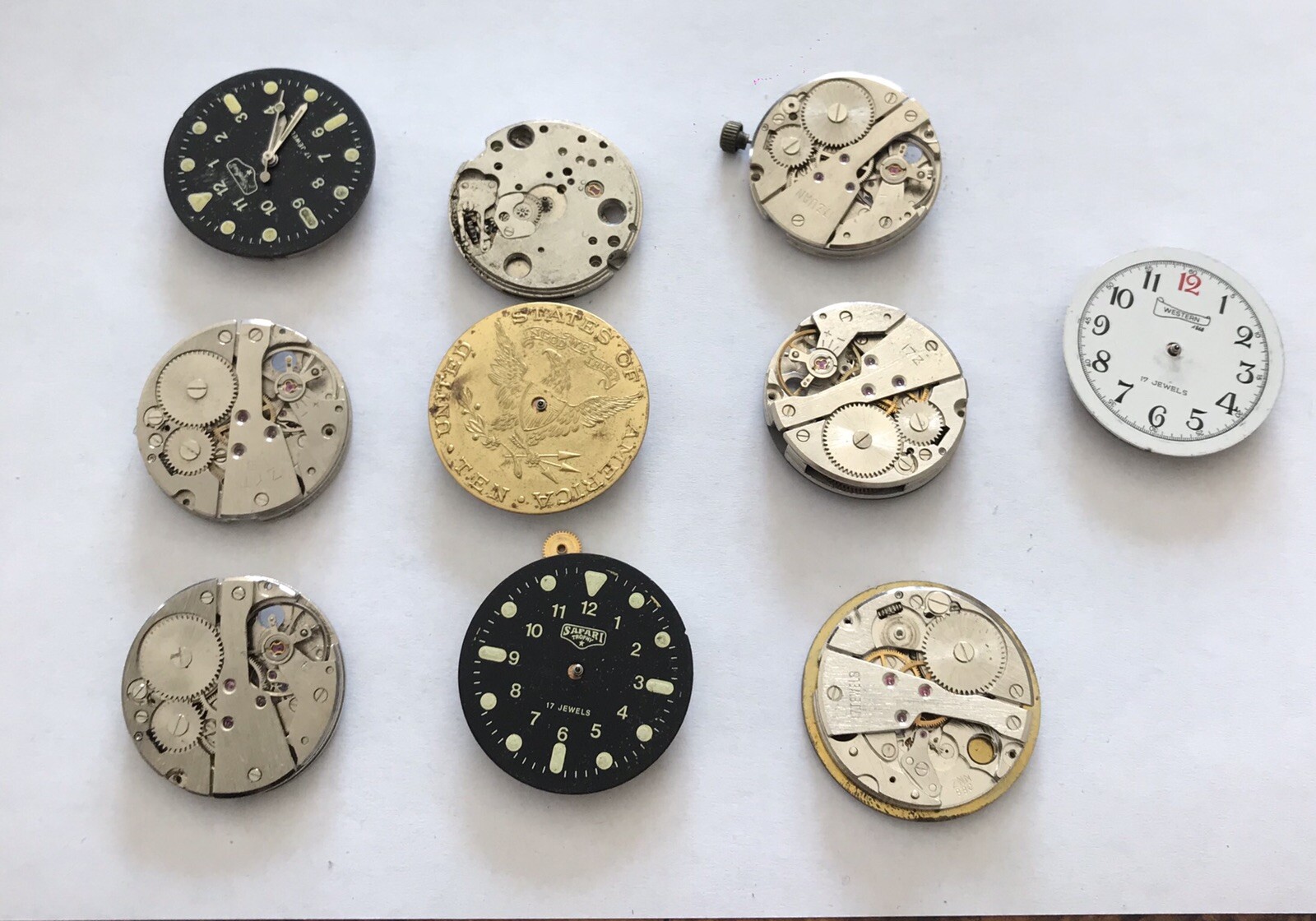 10 ZNN-88C Automatic Dial Movements Watches Stock Par… - Gem