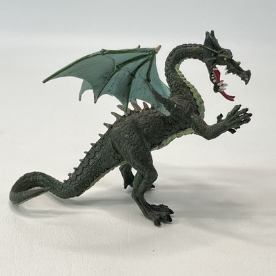 Plastoy Medieval GREEN DRAGON Figure Figurine Battlefield Fantasy | eBay