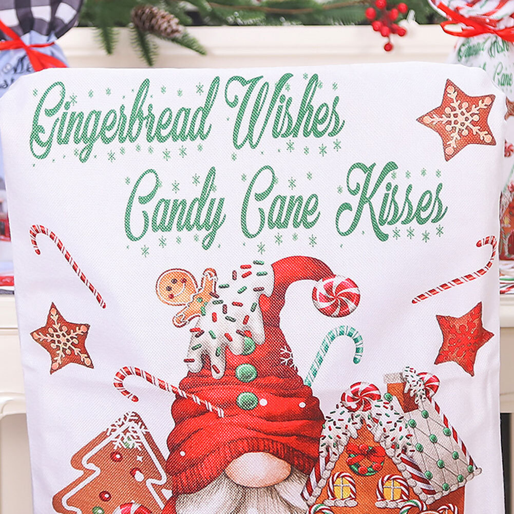 Christmas Cartoon Chair Covers for New Year Party Decorations ...