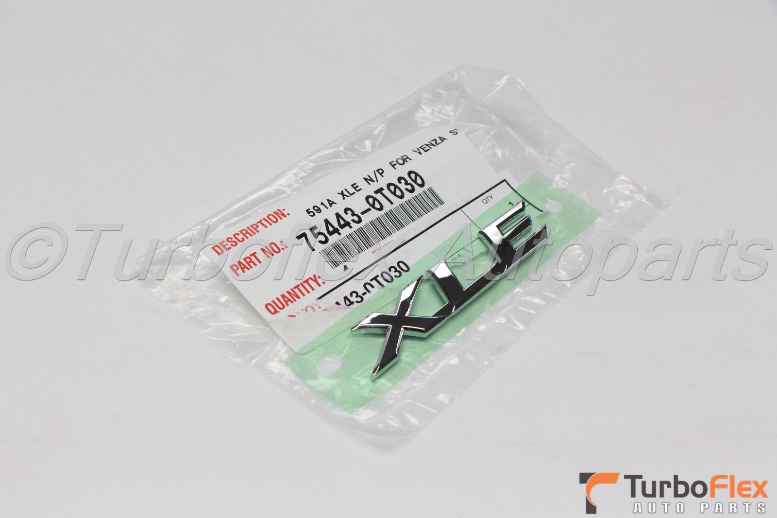 Toyota Venza 2009-2016 XLE Tailgate Emblem Genuine OEM 75443-0T030 | eBay