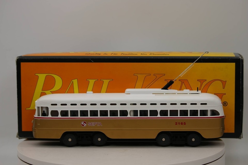 MTH RailKing Philadelphia PCC Electric Street Trolley Car RK-2503-OB ...