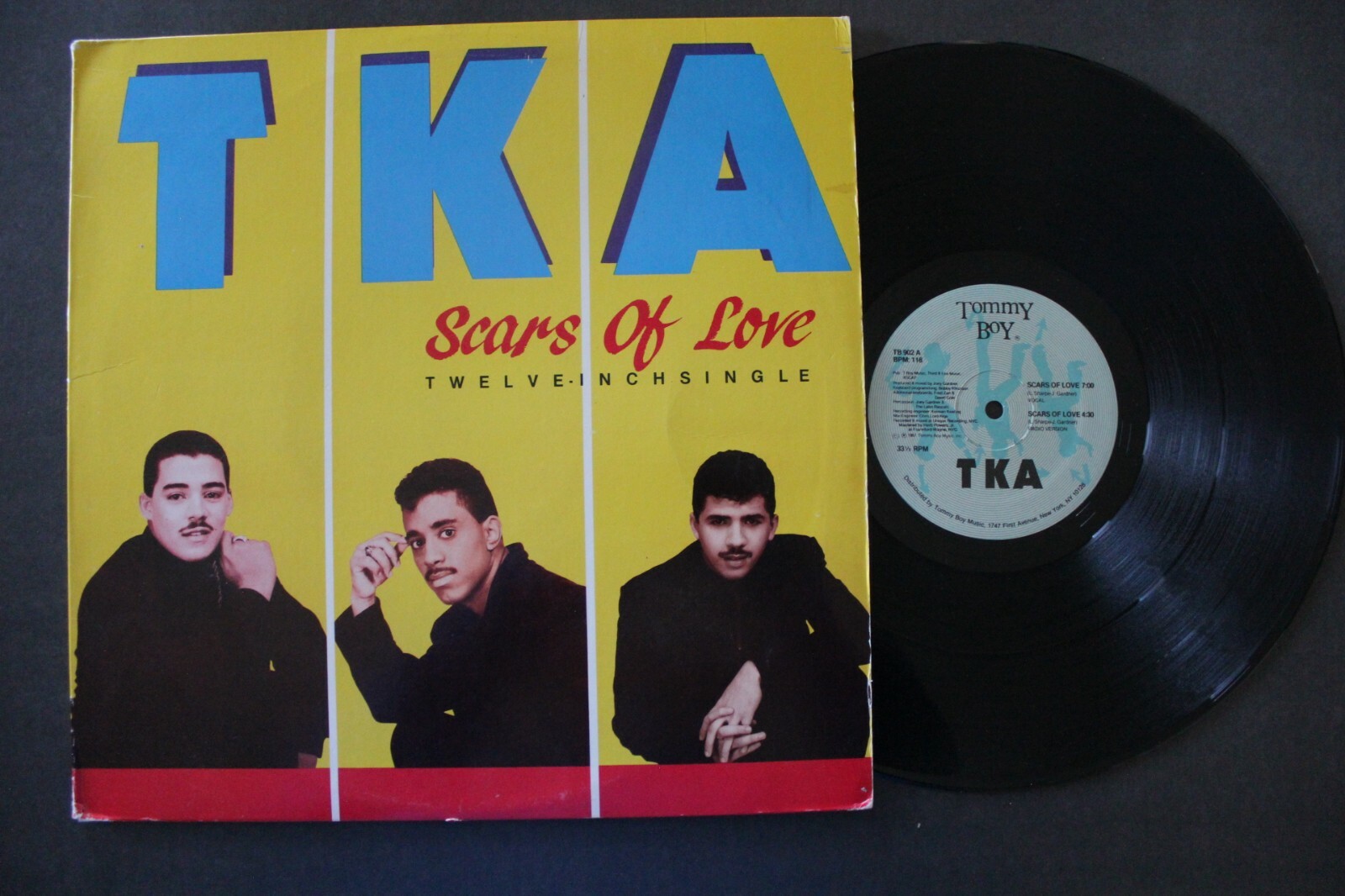 TKA - SCARS OF LOVE - TOMMY BOY RECORDS - TB 902 - RELEASED 1987 - I2 ...