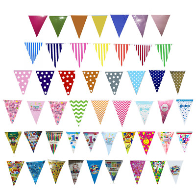 Triangle Flags Banner Milestone 8ft Pennant Party Banner Decoration ...