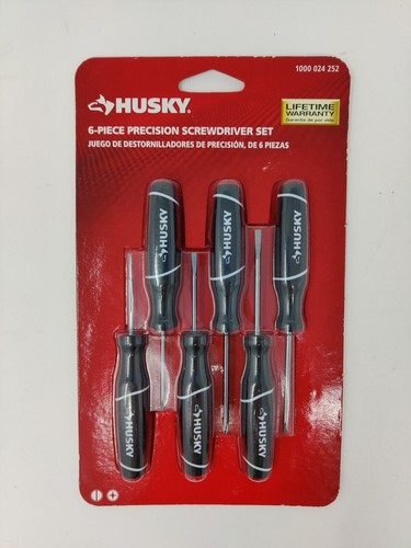 Husky 6-Piece Precision Screwdriver Set - 1000 024 252 4716609411319| eBay