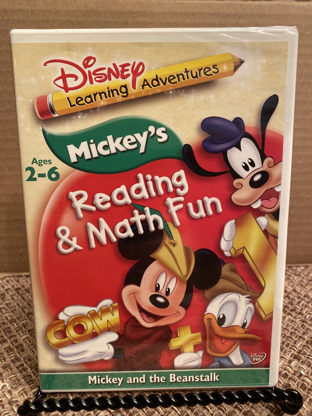 Disney Mickey’s Reading And Math Fun DVD Learning Adventures Brand New ...