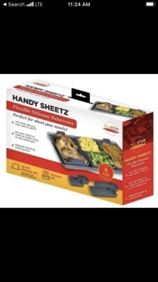 Handy Sheetz Flexible Silicone Bakeware | eBay