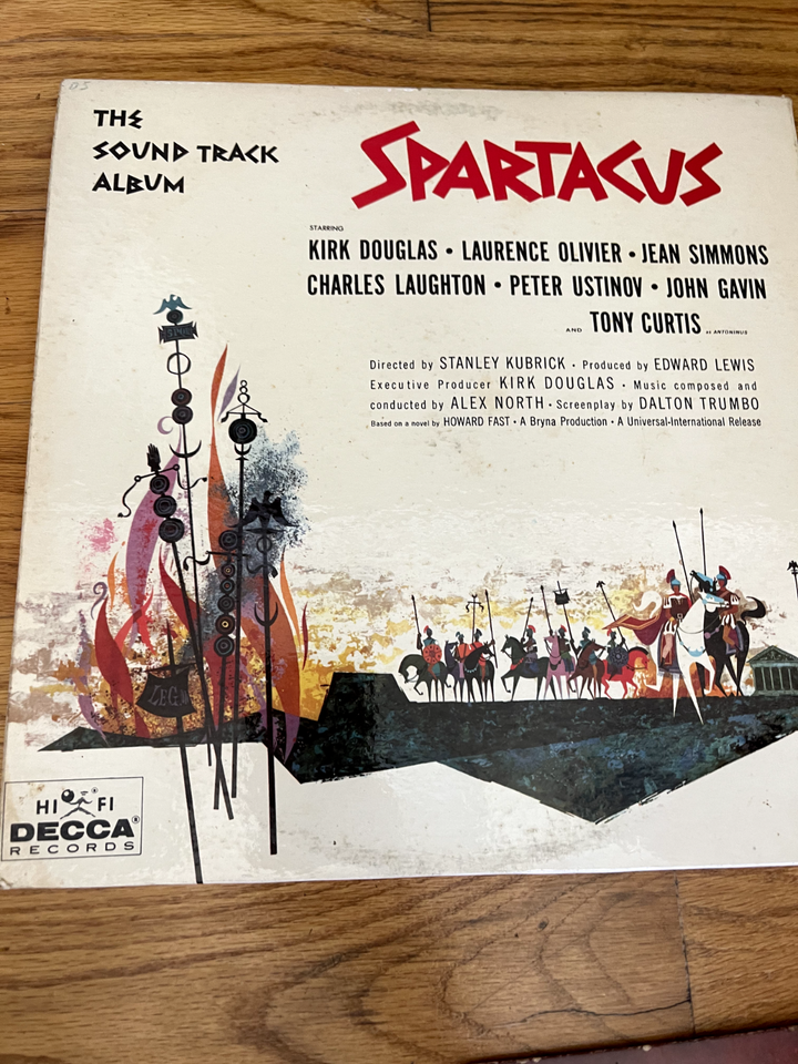 Spartacus (The Soundtrack Album) by North, Alex (Record) 8436563180996 ...