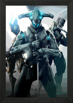 Warframe characters digital art Framed Wall Art Poster Canvas Print ...