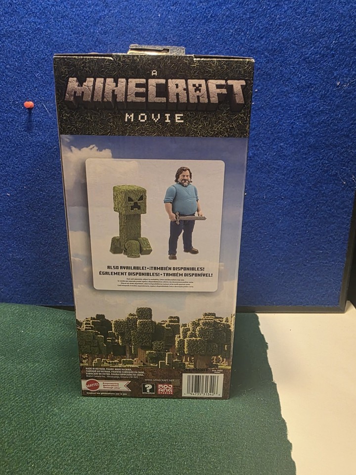 Minecraft Movie STEVE 12” Action Figure Mojang Mattel NEW IN BOX 2025 ...