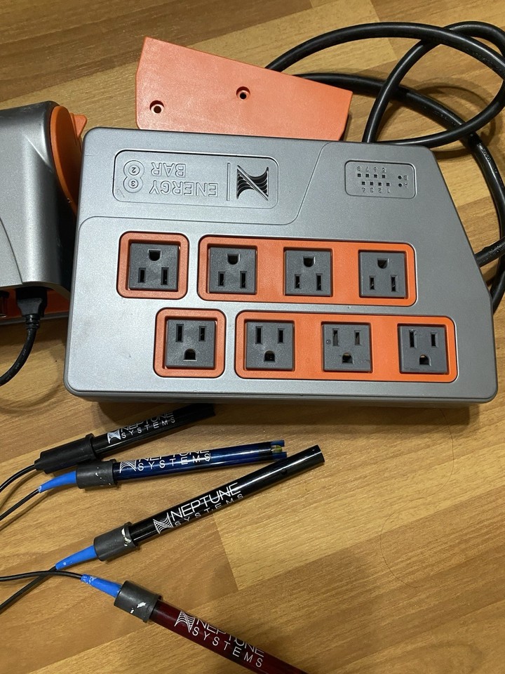 Neptune Systems Apex Unit + Energy Bar + Temp, pH, ORP, Salinity Probes ...