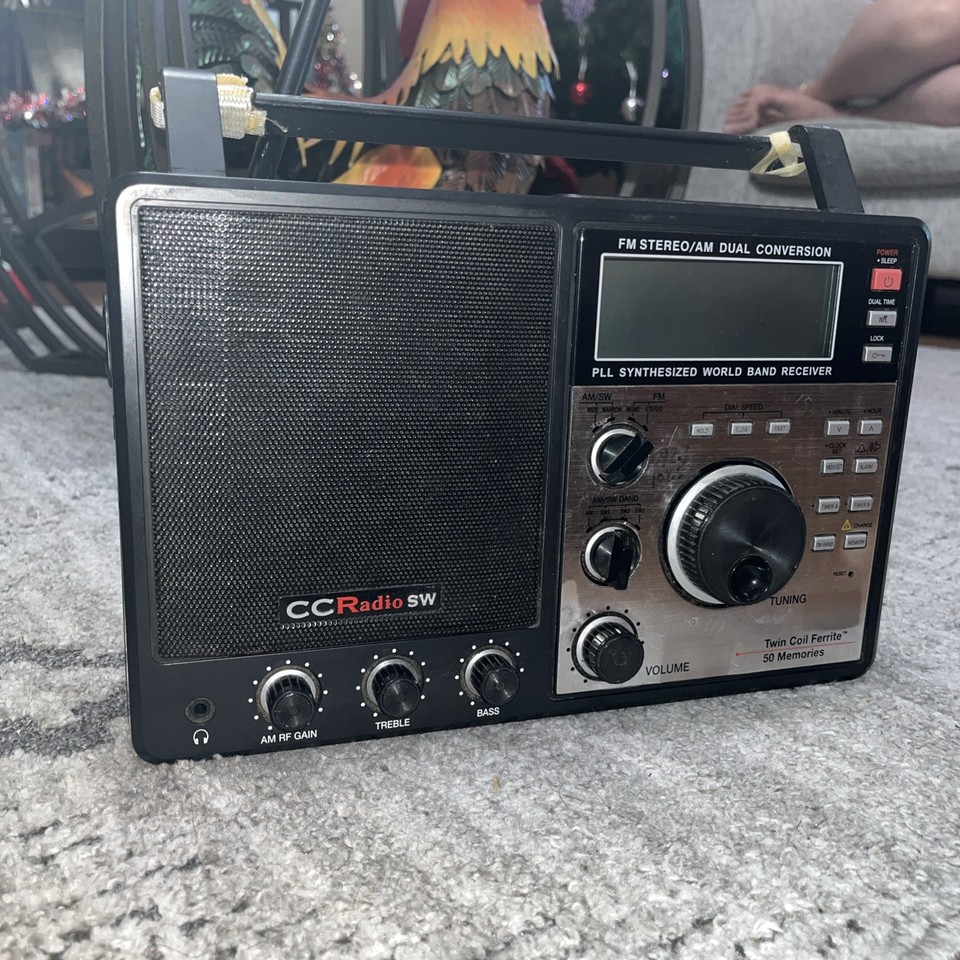 C Crane CC Radio SW AM/FM SW Portable Shortwave Radio Twin Coil Tested ...